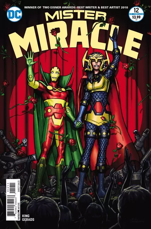 Màn cửa đóng trong bản xem trước độc quyền này của Mister Miracle # 12 101542_2