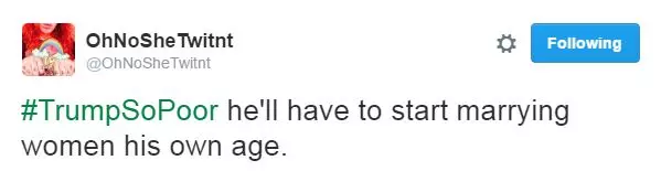 Tweets ມ່ວນທີ່ສຸດ #TrumpSoPoor 161515_3