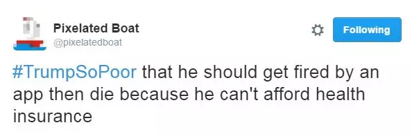 Tweets za #TrumpSoPoor za Kufurahisha Zaidi 161515_4