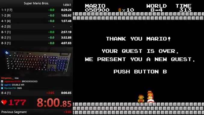 The Pull of Nostalgia: Speedrunning a NES Games