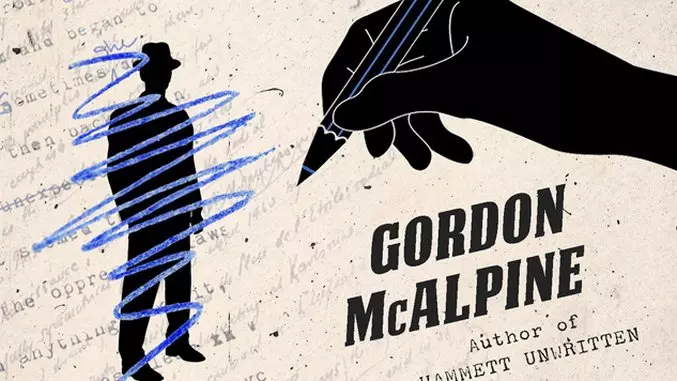 Vrou met 'n blou potlood deur Gordon McAlpine Review