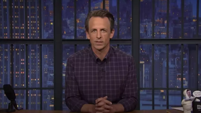 Seth Meyers pran yon gade pi pre nan feud GOP a ak Dr Fauci ak MLB