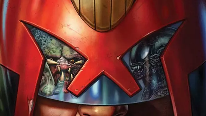 Predator vs. Judge Dredd vs. Aliens fortsætter traditionen med Unlikely, Batshit Crossovers