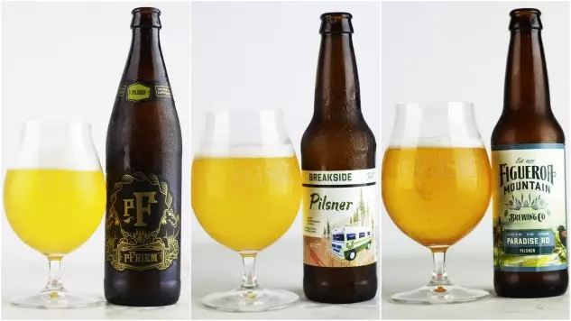 134 fan de bêste Pilsners, Blind-Tasted en Rangearre