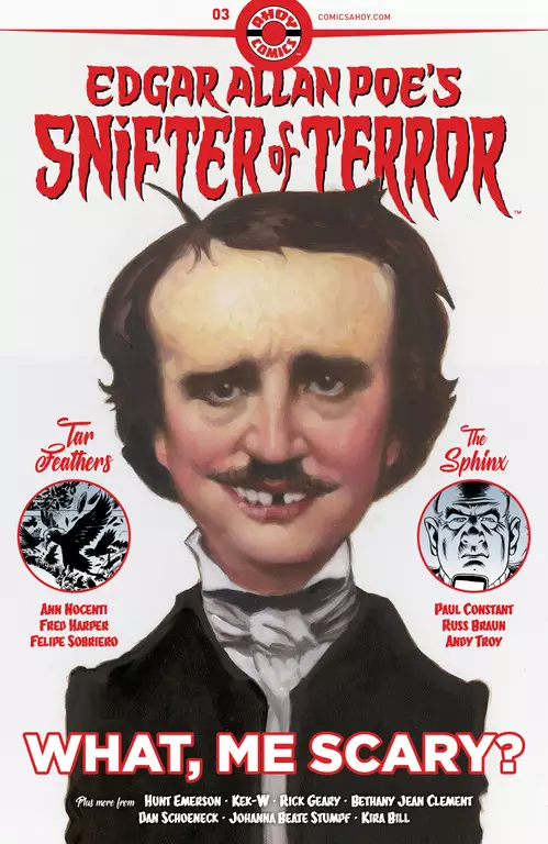 Aperçu exclusif: Ann Nocenti se fait goudronner et plumer dans le Snifter of Terror # 3 d'Edgar Allan Poe 42290_4