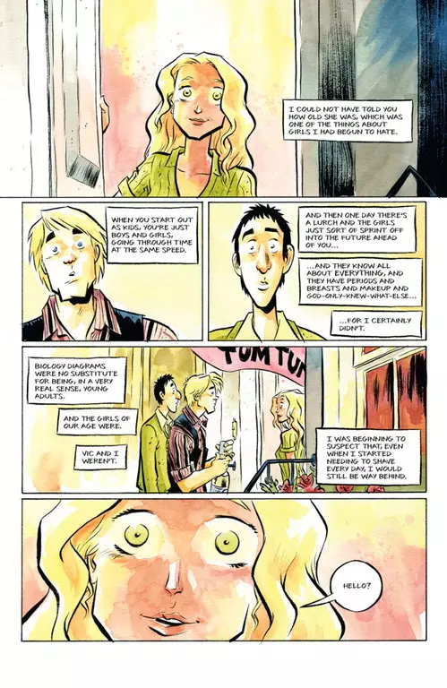 Fábio Moon & Gabriel Bá overstijgen aanpassing in Neil Gaiman's How To Talk to Girls at parties 43692_7