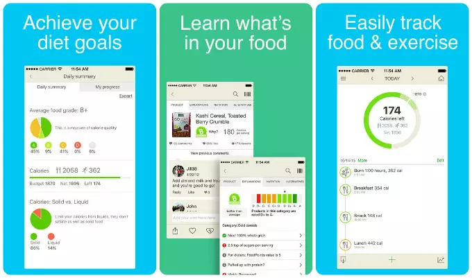 10 แอพที่ดีที่สุดที่จะช่วยให้คุณกินเพื่อสุขภาพและลดน้ำหนัก 462_9