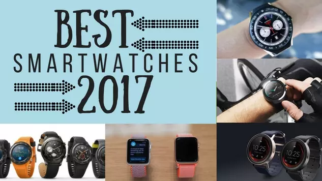 5 pi bon Smartwatch yo nan 2017