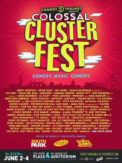 Comedy Central ma Superfly o loʻo faʻalauiloaina se Massive Comedy Festival, Colossal Clusterfest 49203_3