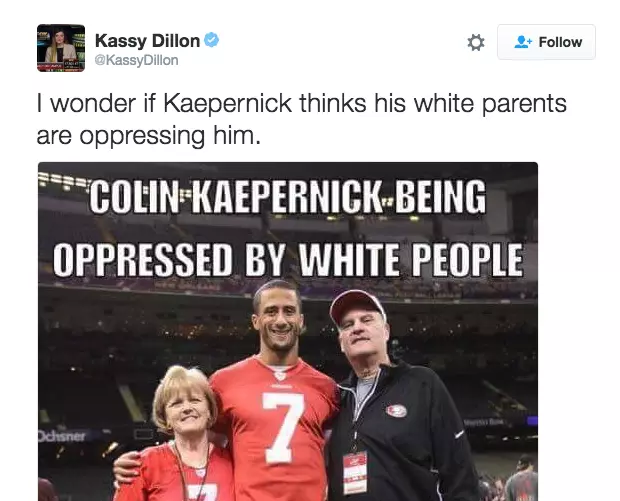 10 Tweet paling awon babagan Kedadean Lagu Kebangsaan Colin Kaepernick 59607_4