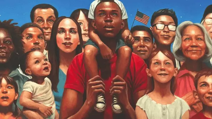 Rigardu la Belegajn Ilustraĵojn de Kadir Nelson el Bluaj Ĉielaj Blankaj Steloj