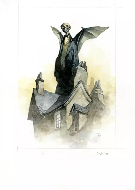 Mike Mignola's Post-Hellboy Watercolor na-edozi Eserese nke ọnwụ 69973_6