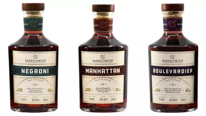 Degustación: 3 cócteles embotellados de Barrelsmith (Manhattan, Negroni, Boulevard)